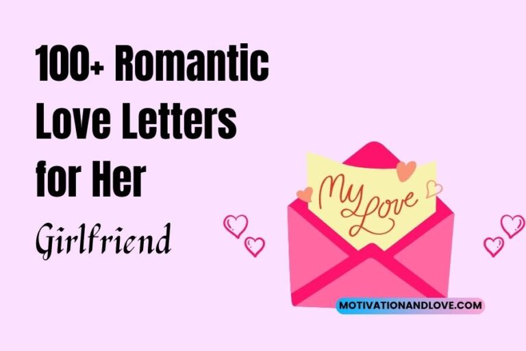 100+ Romantic Love Letters for Her - Girlfriend - Motivation and Love