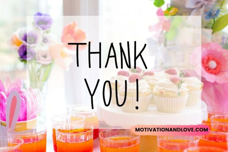 Thank You for Dessert Messages - Motivation and Love