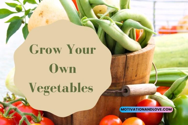 Grow Your Own Vegetables Quotes - Motivation and Love